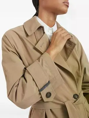 Brunello Cucinelli Belted Trench Coat
