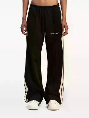 Palm Angels Logo-embroidered Wide-leg Track Pants