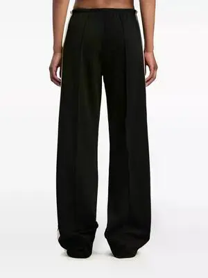 Palm Angels Logo-embroidered Wide-leg Track Pants