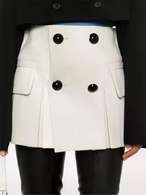 Sacai Pleated Thigh-length Shorts