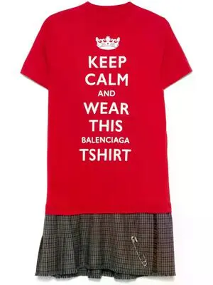 Balenciaga Keep Calm Midi Dress