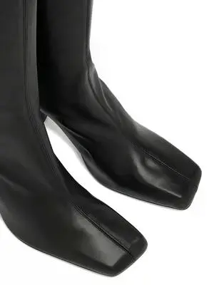 Khaite 100mm Eva Over-the-knee Boots With Zip Detail