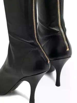 Khaite 100mm Eva Over-the-knee Boots With Zip Detail