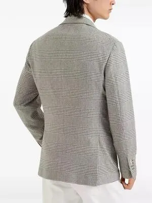 Brunello Cucinelli Single-breasted Checked Blazer