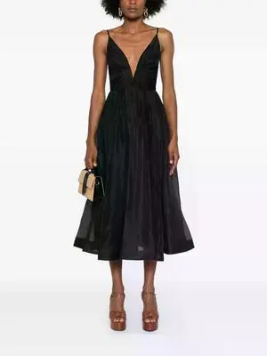 Zimmermann Illustration V-neck Midi Dress