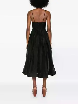 Zimmermann Illustration V-neck Midi Dress