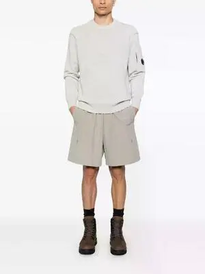 C.P. COMPANY Lens-detailed Crewneck Sweater - Grey