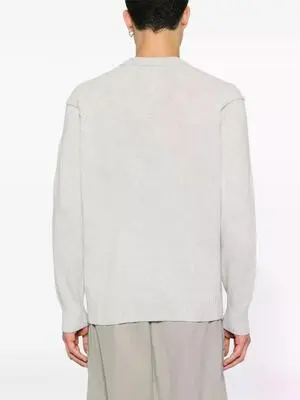 C.P. COMPANY Lens-detailed Crewneck Sweater - Grey