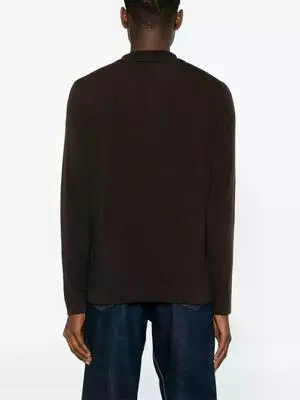 ZANONE Knitted Polo Shirt - Brown