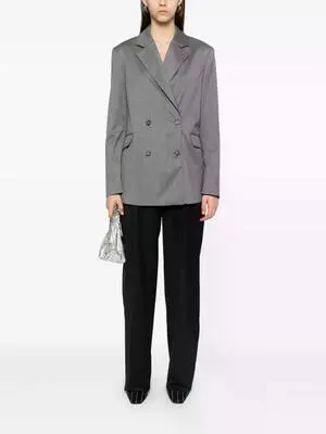 Loulou De Saison Tailored Double-breasted Twill Blazer