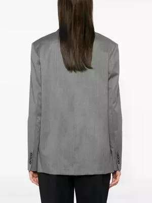 Loulou De Saison Tailored Double-breasted Twill Blazer