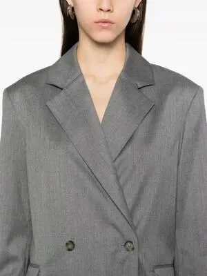 Loulou De Saison Tailored Double-breasted Twill Blazer