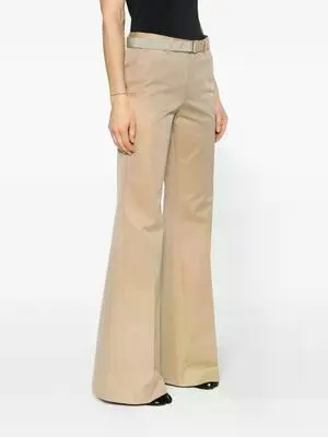 Sacai Flared Belted Trousers