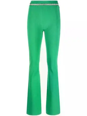 Rabanne Rhinestone-embellished Flared Trousers