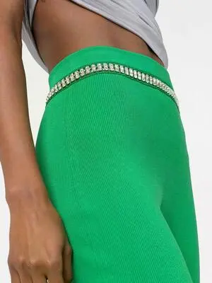 Rabanne Rhinestone-embellished Flared Trousers
