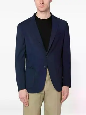SANTANIELLO Single-breasted Blazer - Blue