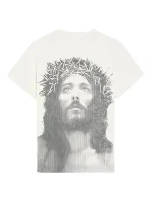 IH NOM UH NIT Christ-image Print T-shirt