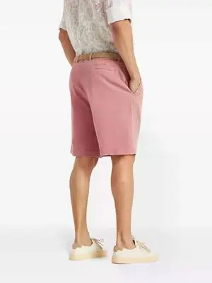 Brunello Cucinelli Knee-length Denim Bermuda Shorts - Red