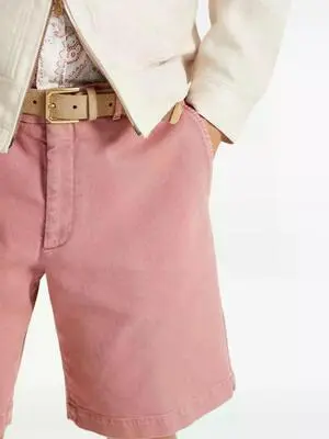 Brunello Cucinelli Knee-length Denim Bermuda Shorts - Red