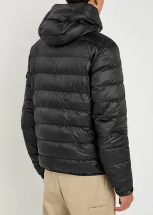 Moncler Najan Quilted Hooded Shell Jacket - Black