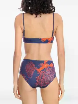 BRIGITTE Coral-print Bikini