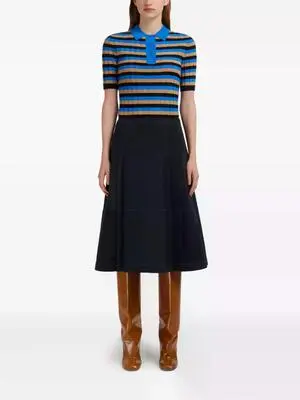 Marni Pleated Midi Skirt