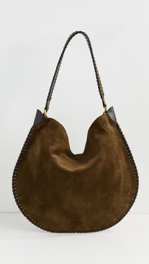 Isabel Marant Étoile Oskan Hobo Soft Shoulder Bag - Bronze