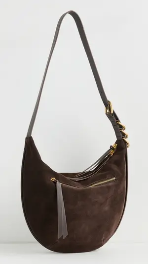 Rag & Bone Mercer Medium Hobo Bag - Choc