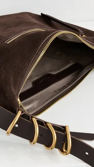 Rag & Bone Mercer Medium Hobo Bag - Choc