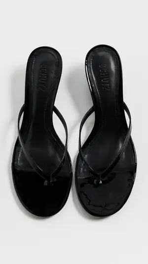 Schutz Carolyn Heeled Sandals - Black