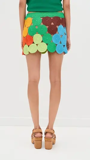 SIMONMILLER Beep Beep Mini Skirt - Island Multi