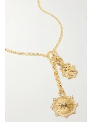 FOUNDRAE True Love And Spark 18-karat Diamond Necklace