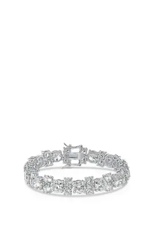 KENNETH JAY LANE Round Cz Statement Bracelet - Natural