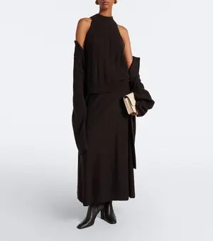 LISA YANG Serafine Cable-knit Cashmere Top - Brown