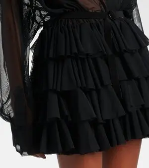 Norma Kamali Ruffled Mini Dress