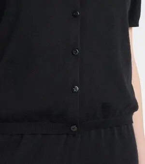 LISA YANG Charlotte Cashmere Cardigan - Black