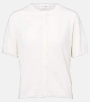 LISA YANG Charlotte Cashmere Cardigan - White