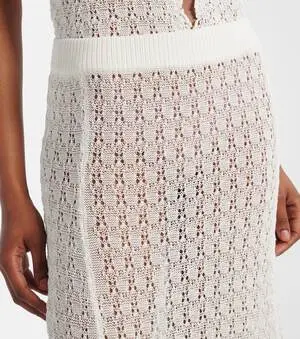 GANNI Crochet Maxi Skirt