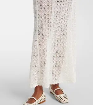 GANNI Crochet Maxi Skirt