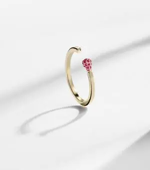 SYDNEY EVAN 14kt Yellow And Ruby Ring