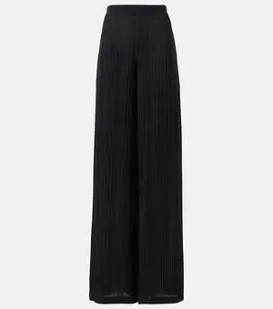 JOSEPH Mawn Pleated Wide-leg Pants - Black