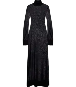 TOTEME Knitted Maxi Dress - Black