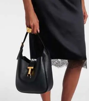 TOM FORD Monarch Small Leather Tote Bag