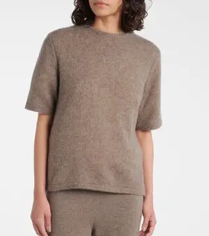 LISA YANG Cecelia Cashmere And Silk T-shirt