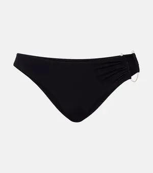 Christopher Esber Embellished Cutout Bikini Bottoms - Black