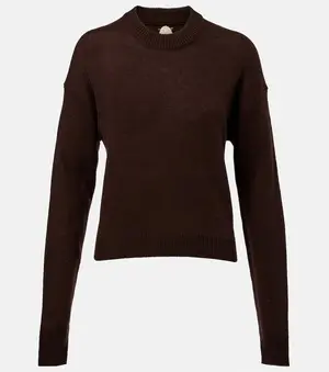 Jardin Des Orangers Wool And Cashmere Sweater - Brown