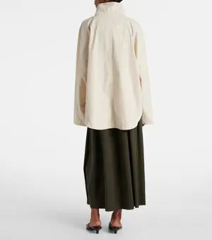 TOTEME Oyster Cotton-blend Jacket