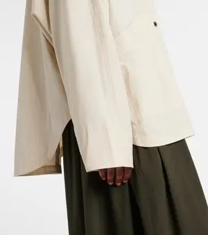 TOTEME Oyster Cotton-blend Jacket