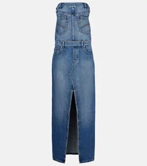 Stella McCartney Denim Maxi Dress - Blue