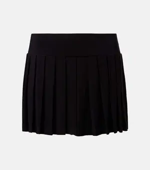 Norma Kamali Pleated Miniskirt